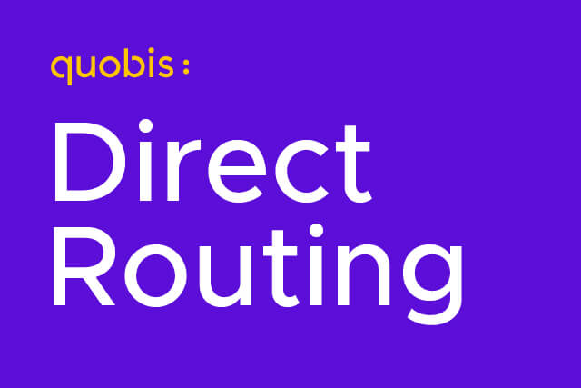 Servicios profesionales para Direct Routing - Quobis